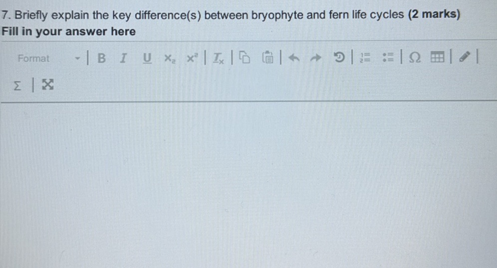 7. Briefly explain the key difference(s) | StudyX