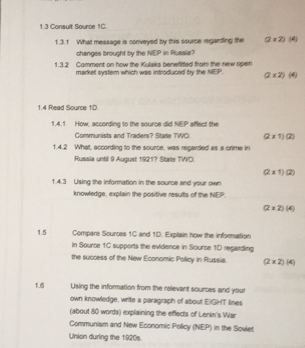 1.3 Consult Source 1C. 1.3.1 What message is | StudyX