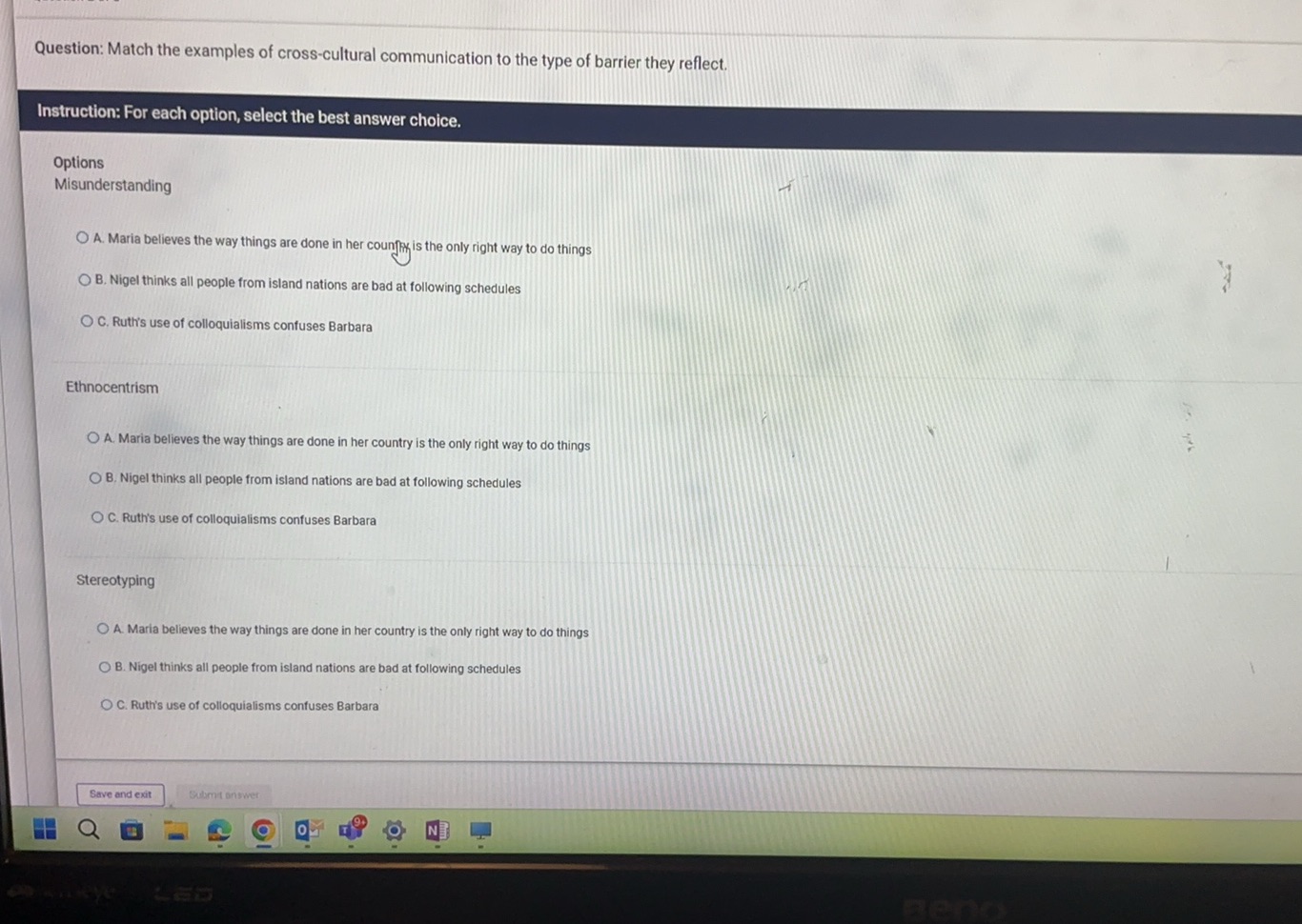 Question: Match the examples of | StudyX