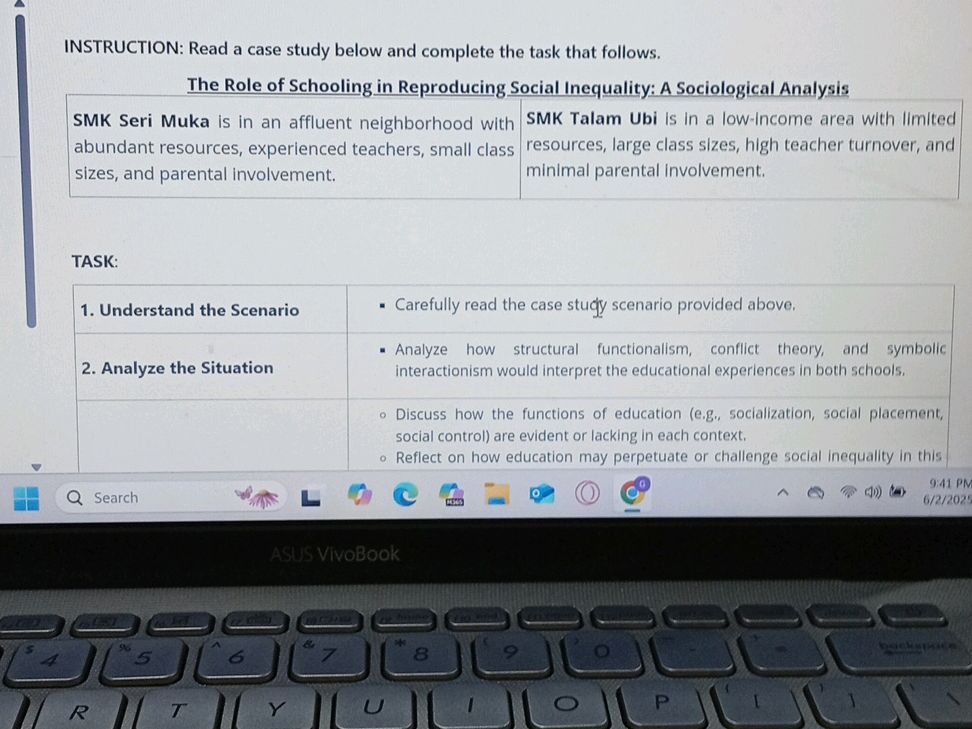 INSTRUCTION: Read a case study below and | StudyX