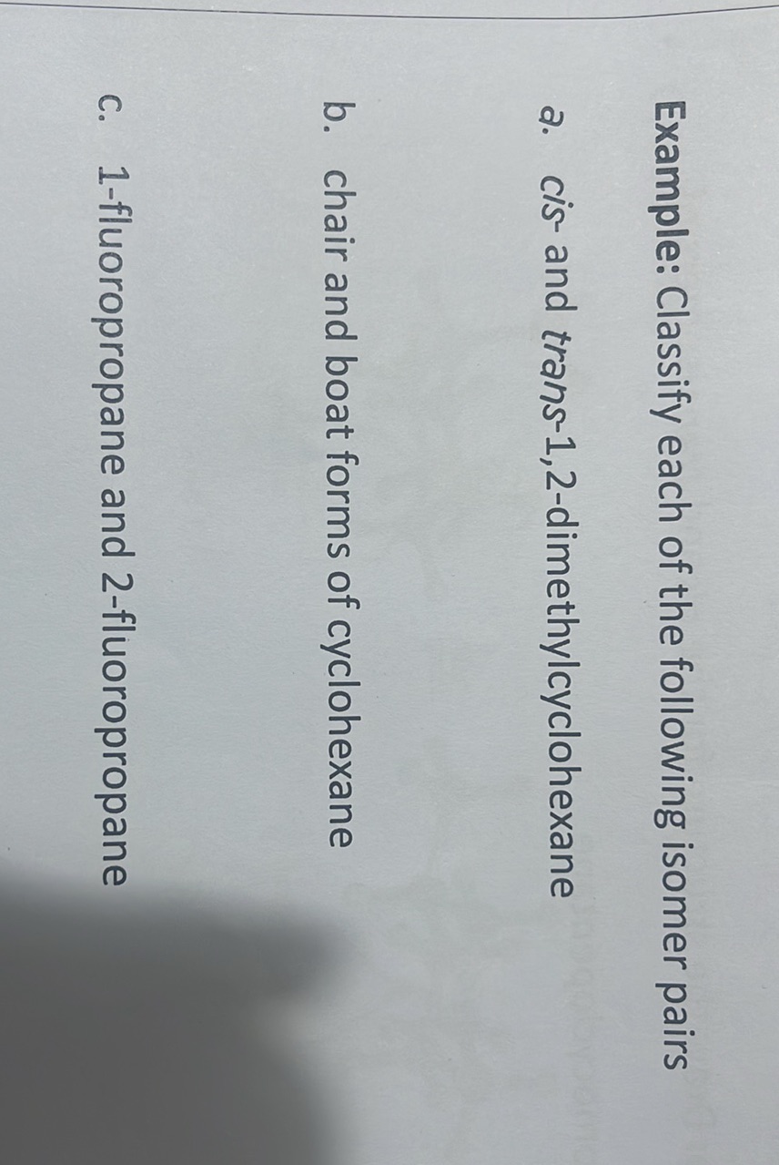 Example: Classify each of the following | StudyX