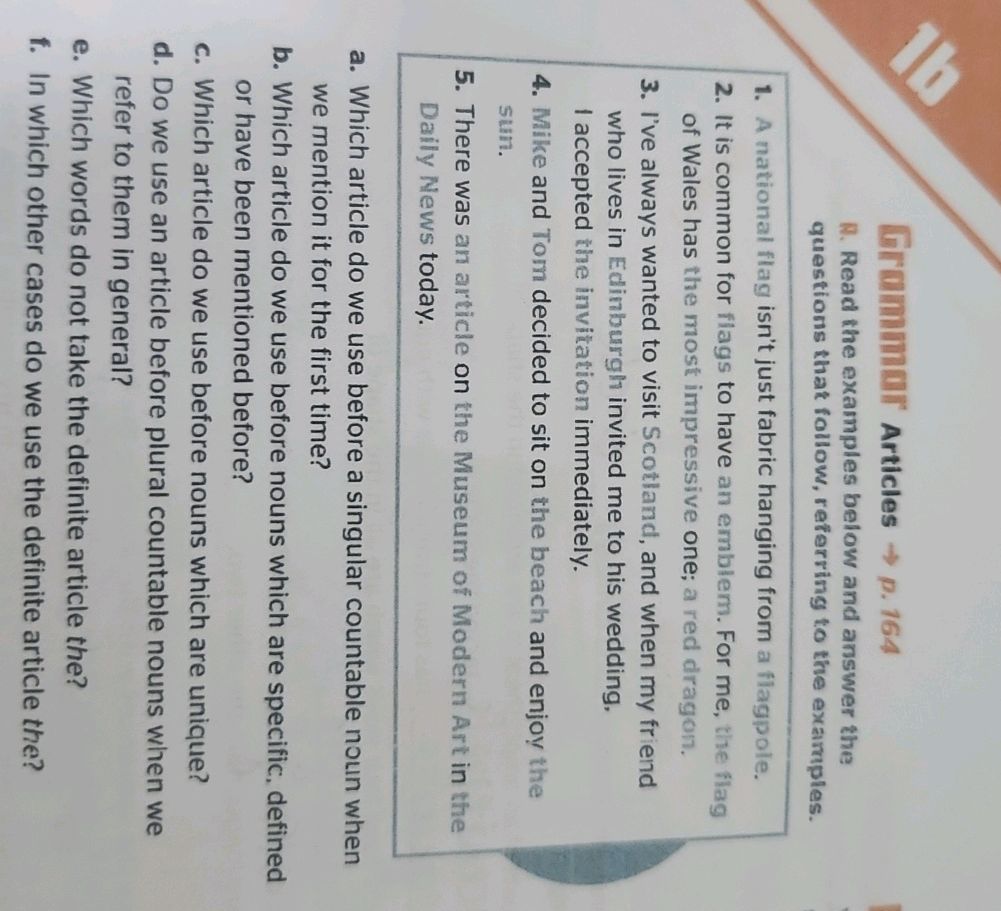 R. Read the examples below and answer the | StudyX