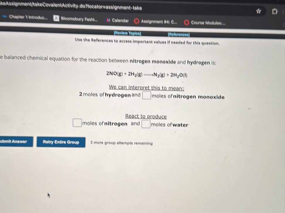 The balanced chemical equation for the | StudyX