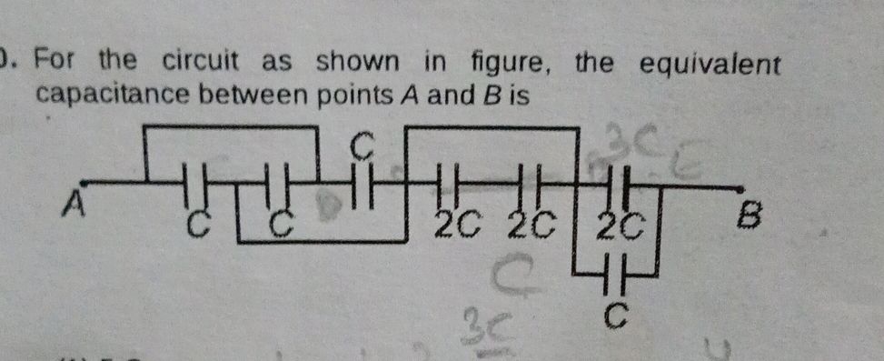 For the circuit as shown in figure, the | StudyX