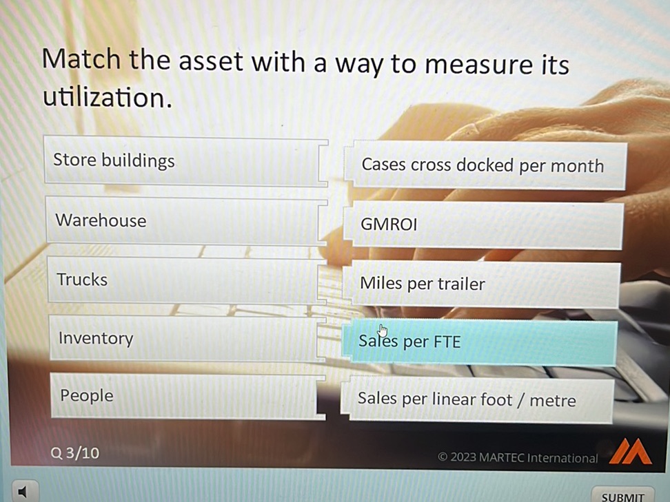 Match the asset with a way to measure its | StudyX