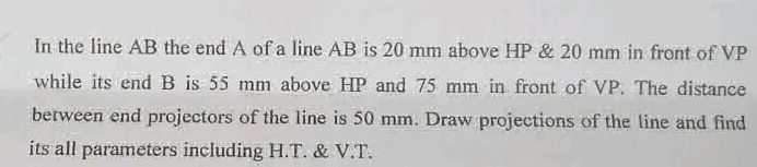 In the line AB the end A of a line AB is 20 | StudyX