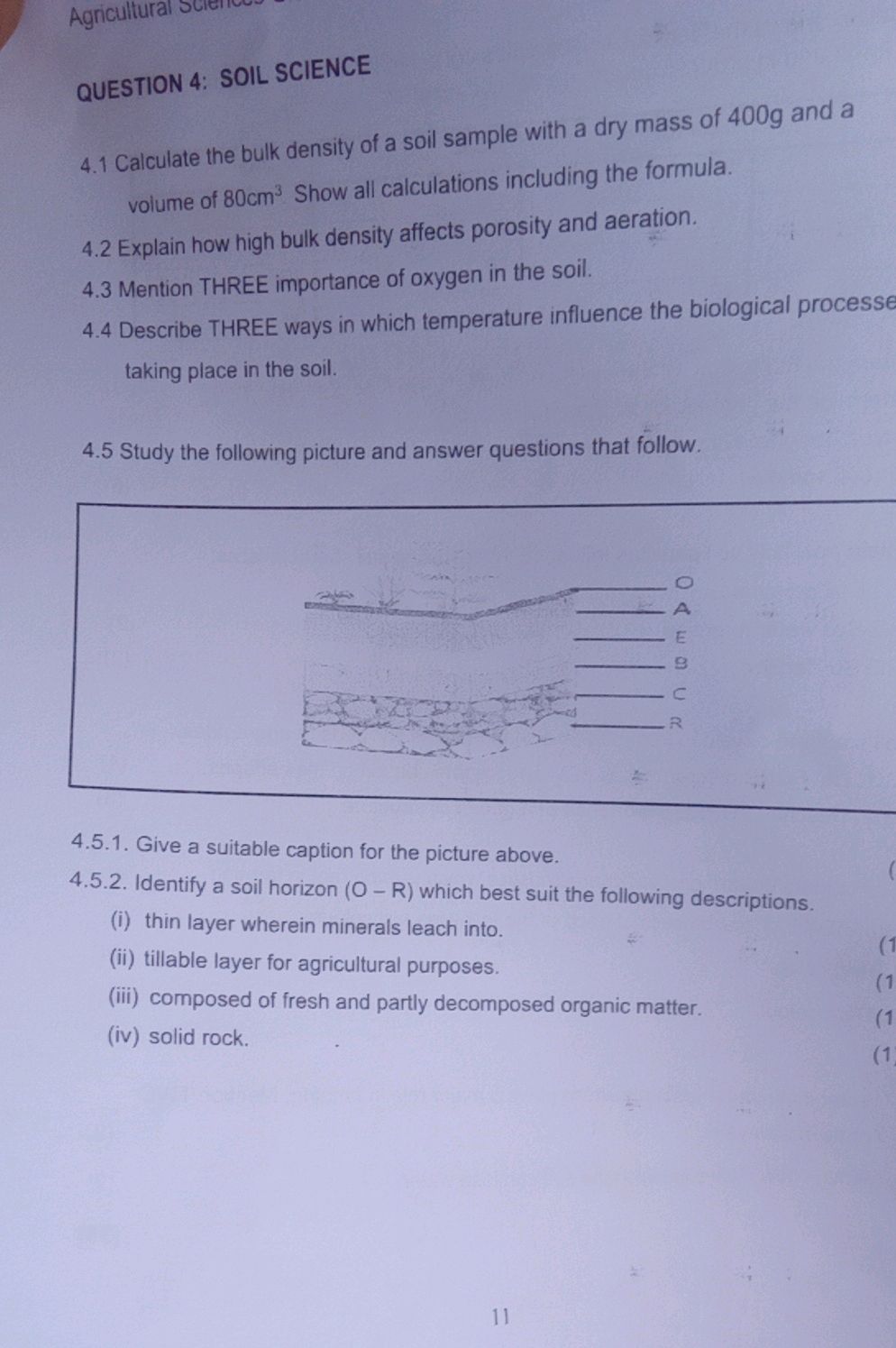 4.1 Calculate the bulk density of a soil | StudyX