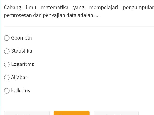 Cabang ilmu matematika yang mempelajari | StudyX