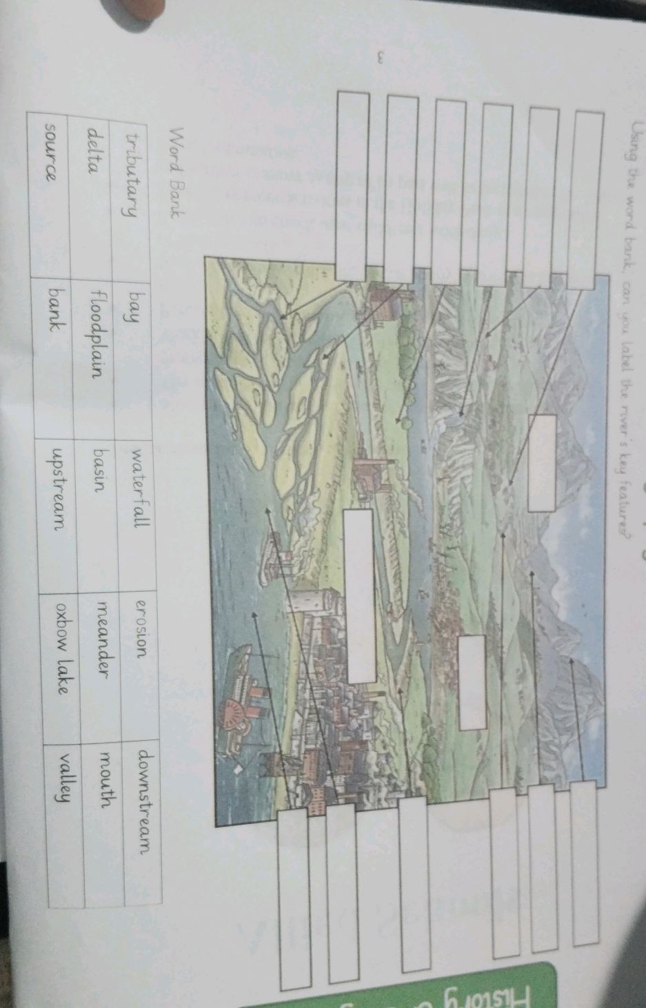 Using the word bank, can you label the | StudyX