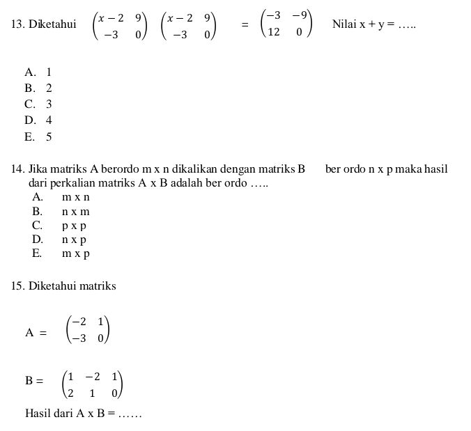 13. Diketahui $ x-2 9 -3 0 \ x-2 | StudyX