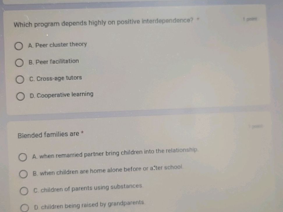 Which program depends highly on positive | StudyX