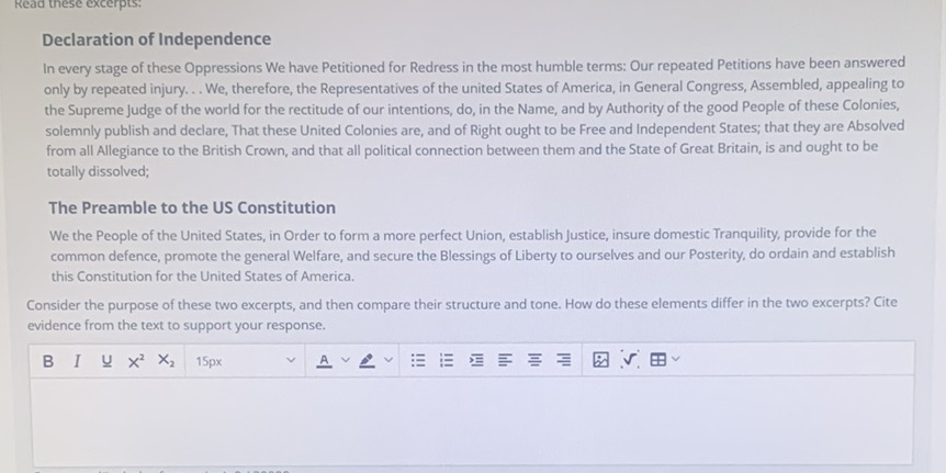 Read these excerpts: Declaration of | StudyX