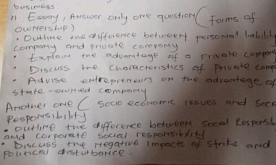 11. Essay, Answer only one question (Forms | StudyX