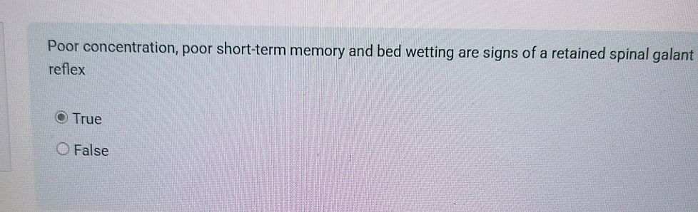 Poor concentration, poor short-term memory | StudyX