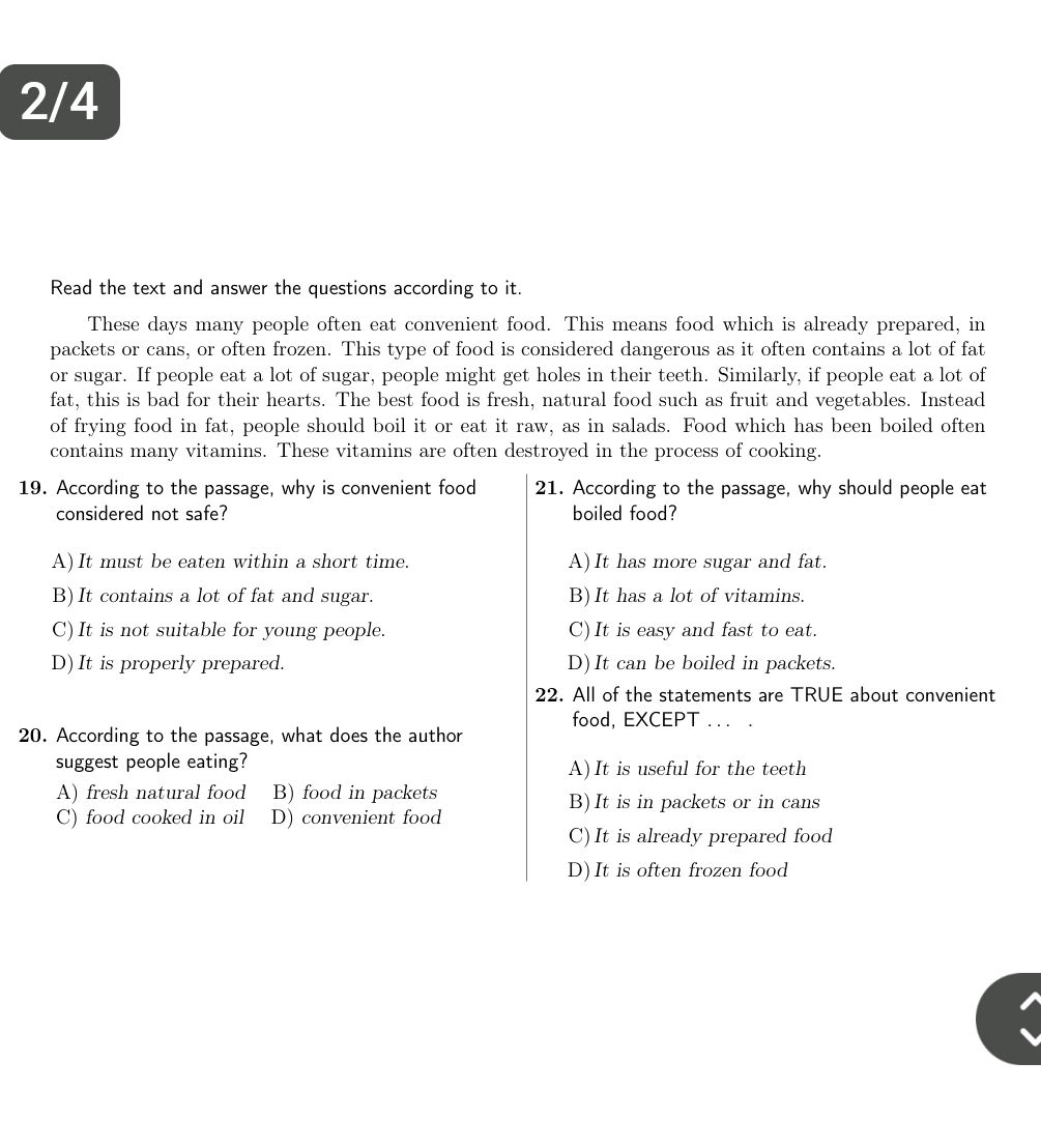 Read the text and answer the questions | StudyX