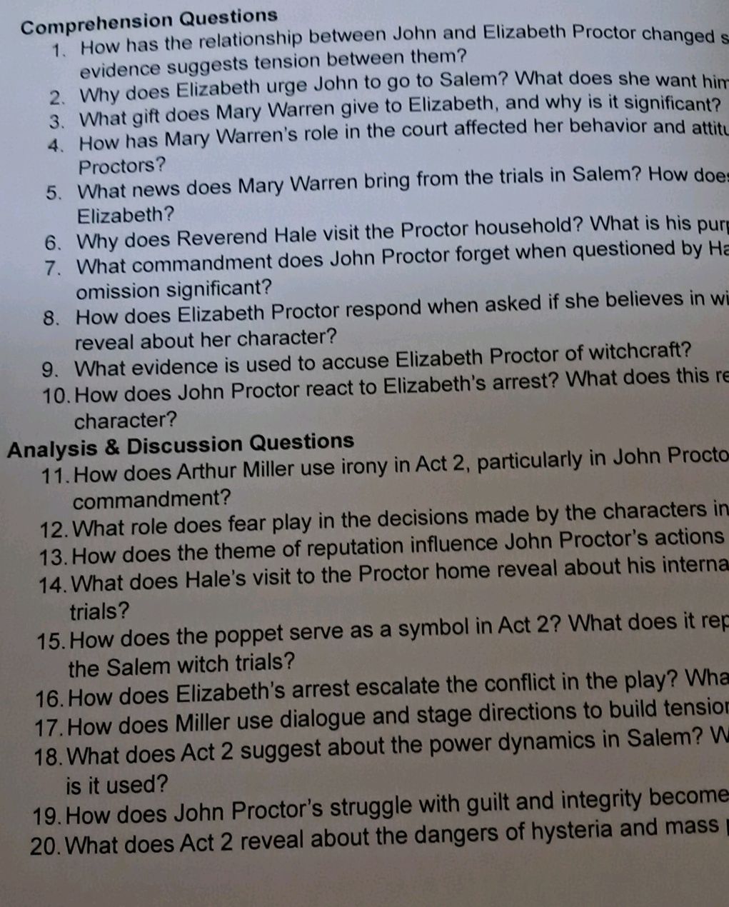 1. How has the relationship between John and | StudyX