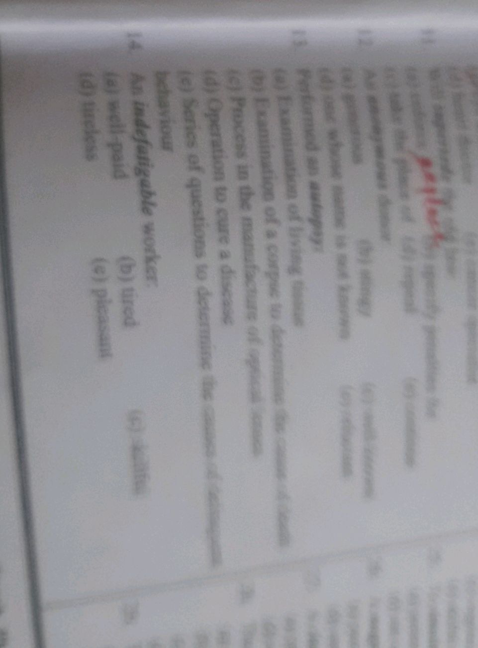 13. Performed an autopsy: (a) Examination of | StudyX