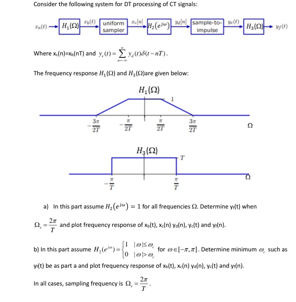 Consider the following system for DT | StudyX