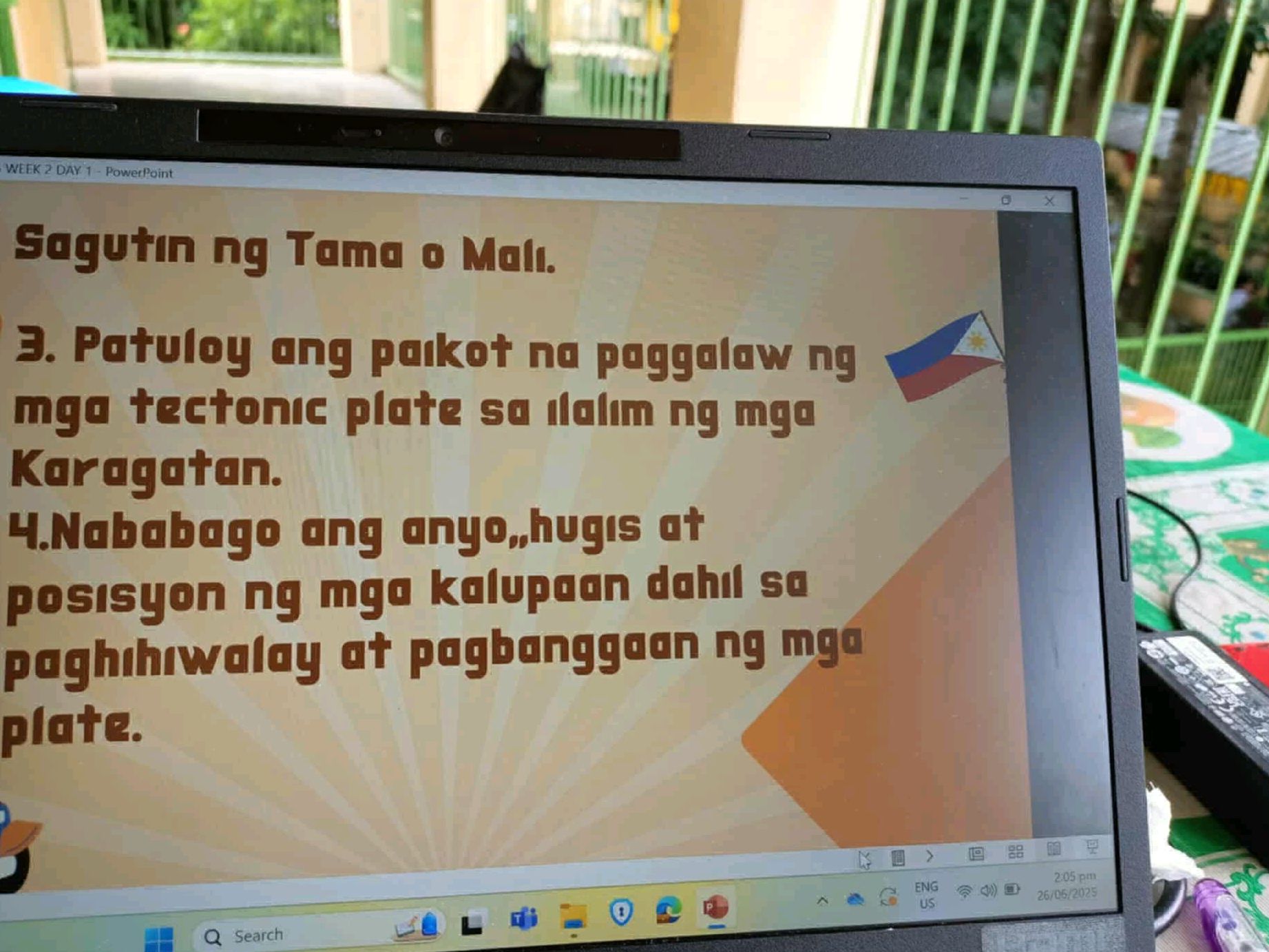 Sagutin ng Tama o Mali. 3. Patuloy ang | StudyX