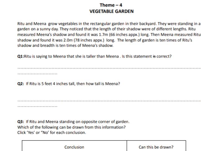 Ritu and Meena grow vegetables in the | StudyX