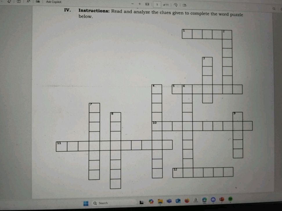 IV. Instructions: Read and analyze the clues | StudyX