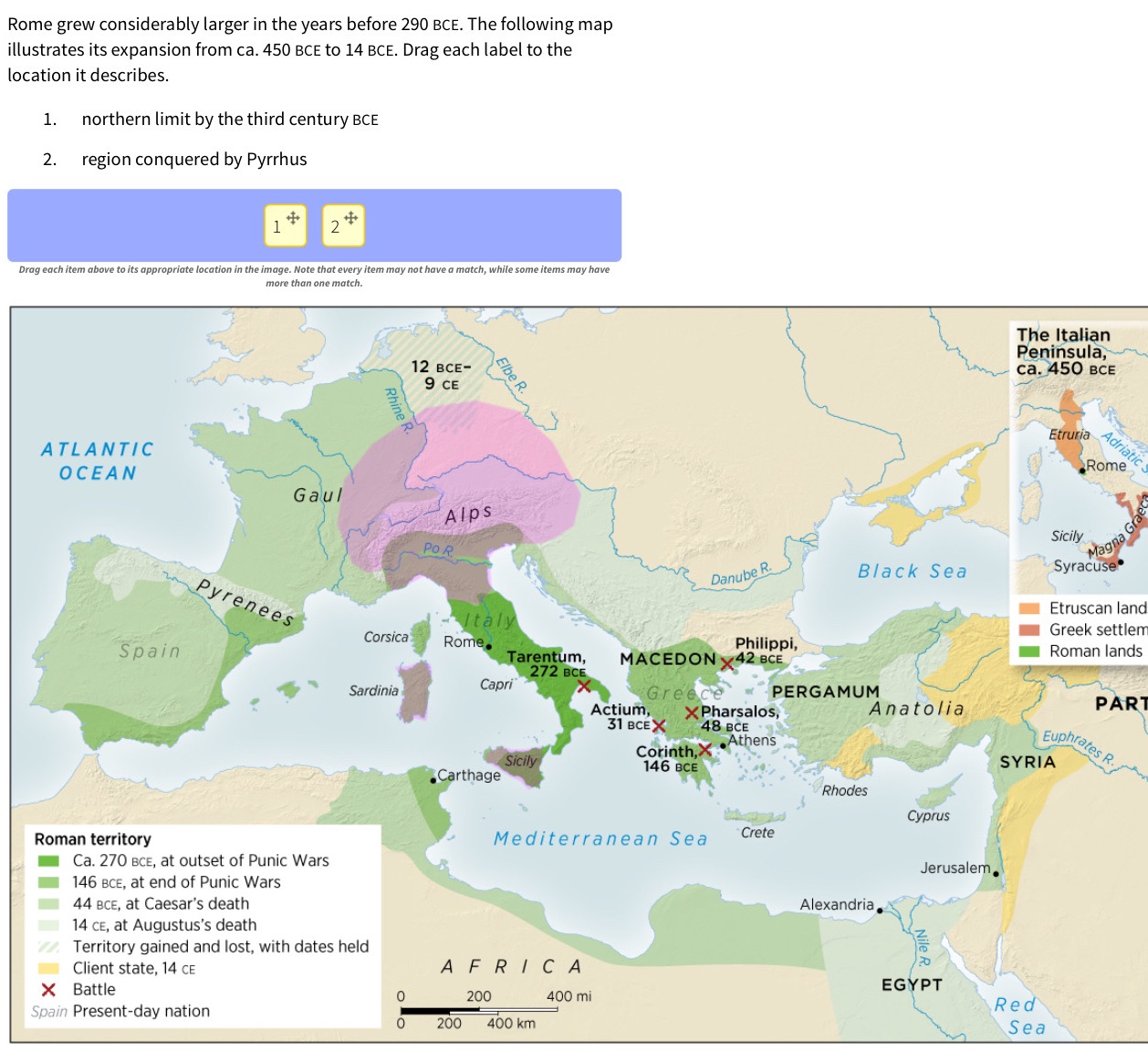 Rome grew considerably larger in the years | StudyX