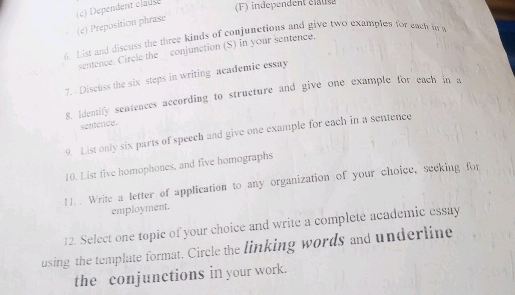 6. List and discuss the three kinds of | StudyX