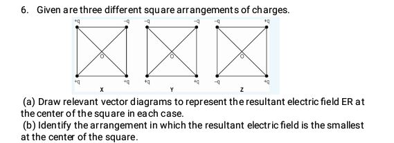 6. Given are three different square | StudyX