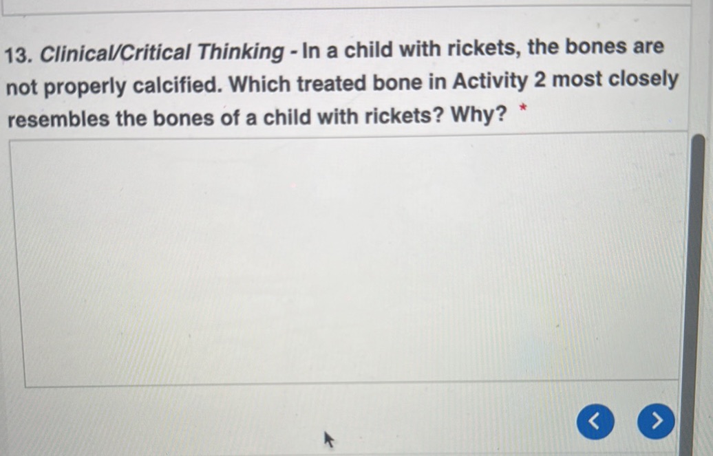 13. Clinical/Critical Thinking - In a child | StudyX