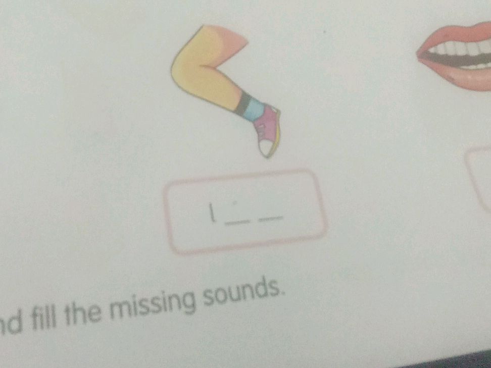 Fill in the missing sounds - leg | StudyX