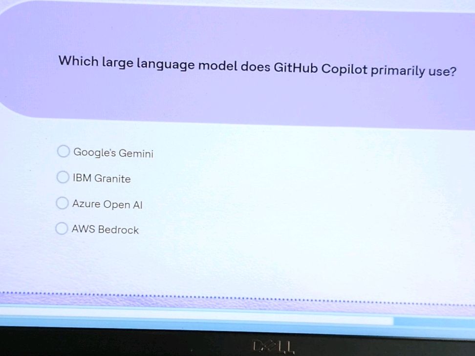 Which large language model does GitHub | StudyX