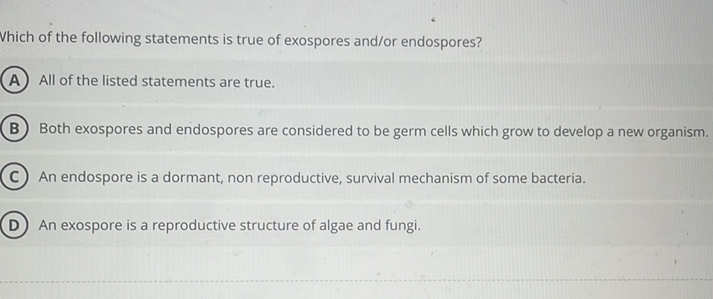 Which of the following statements is true of | StudyX