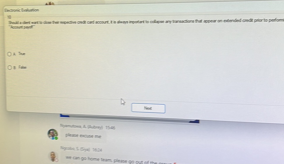 Should a client want to close their | StudyX