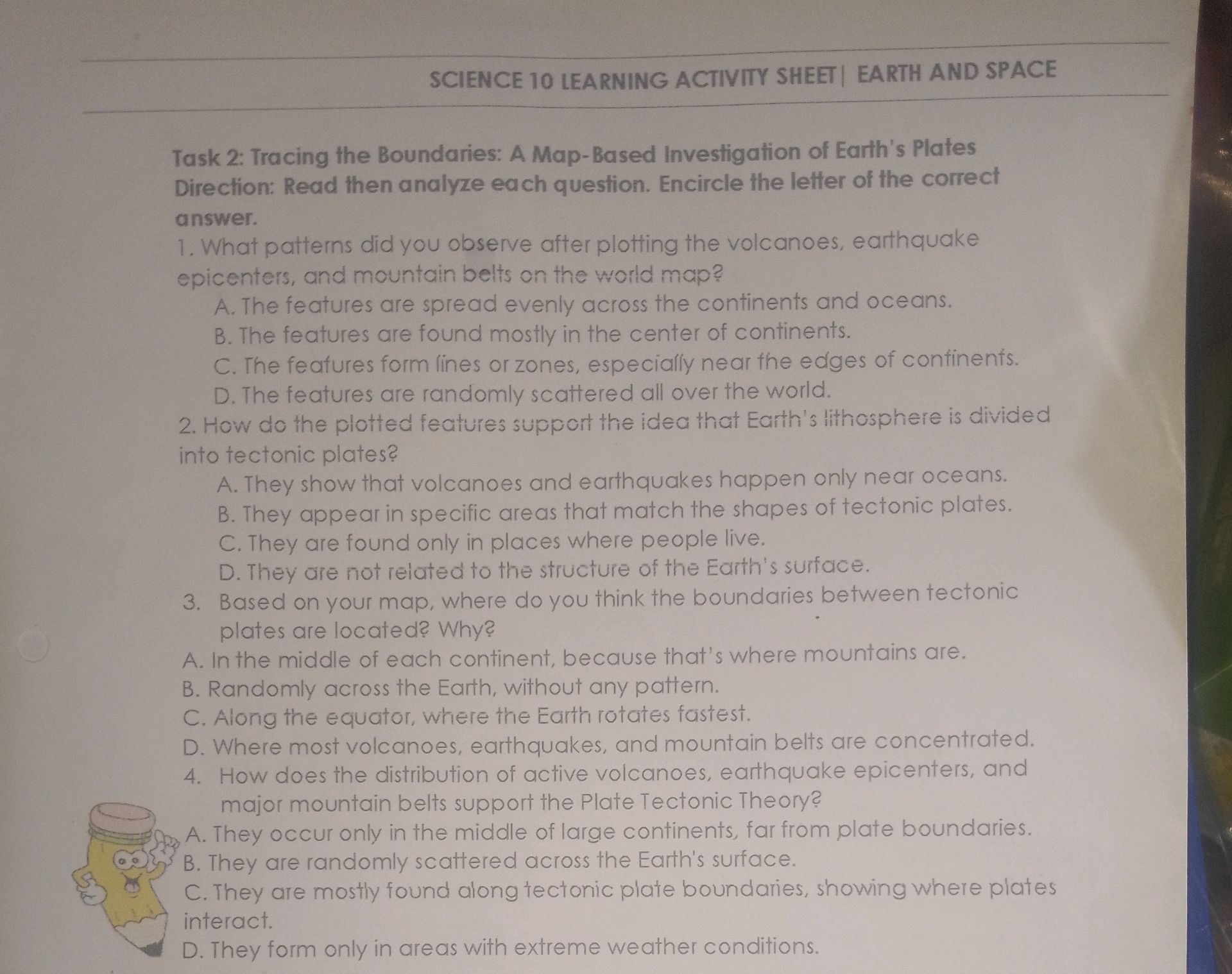 Task 2: Tracing the Boundaries: A Map-Based | StudyX