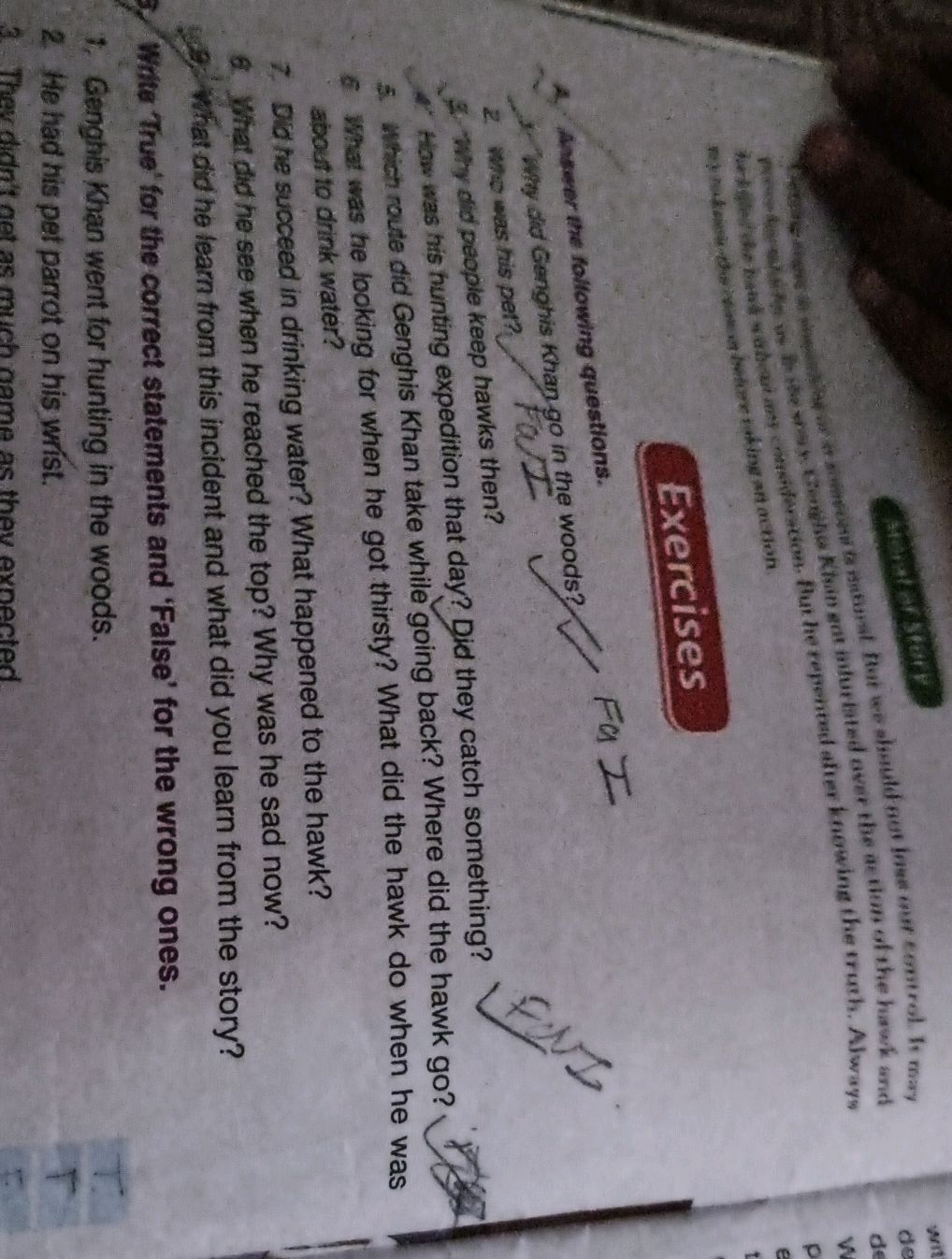 Answer the following questions. 1. Why did | StudyX