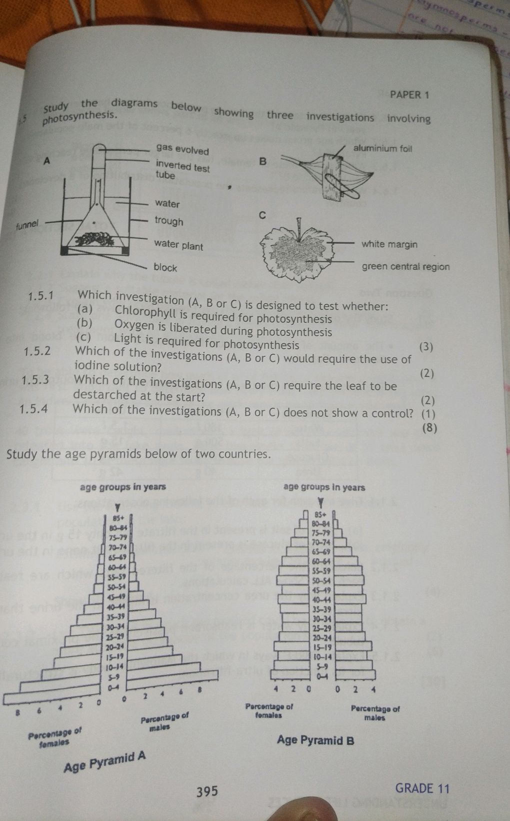 Study the diagrams below showing three | StudyX