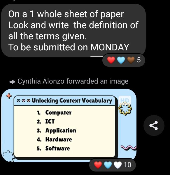 Look and write the definition of all the | StudyX
