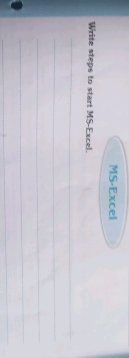 How to Start MS-Excel | StudyX