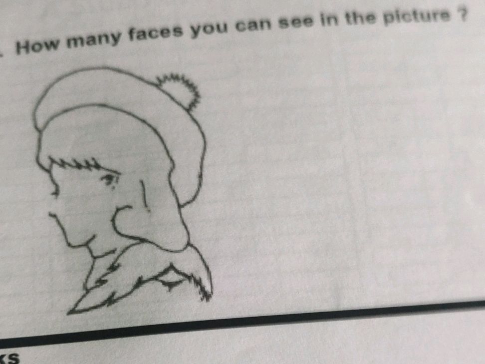How many faces you can see in the picture ? | StudyX