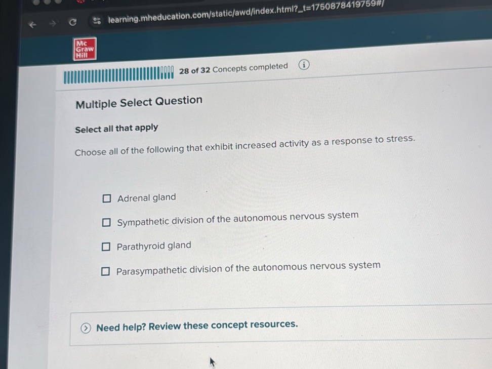 Multiple Select Question Select all that | StudyX