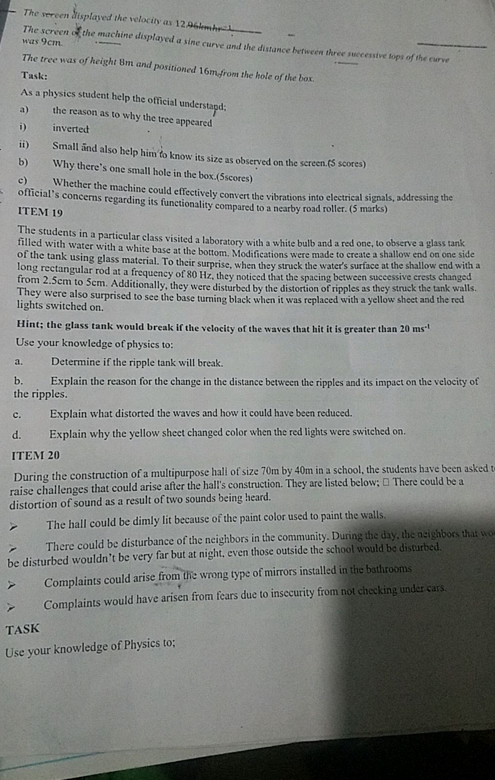 Task: As a physics student help the official | StudyX