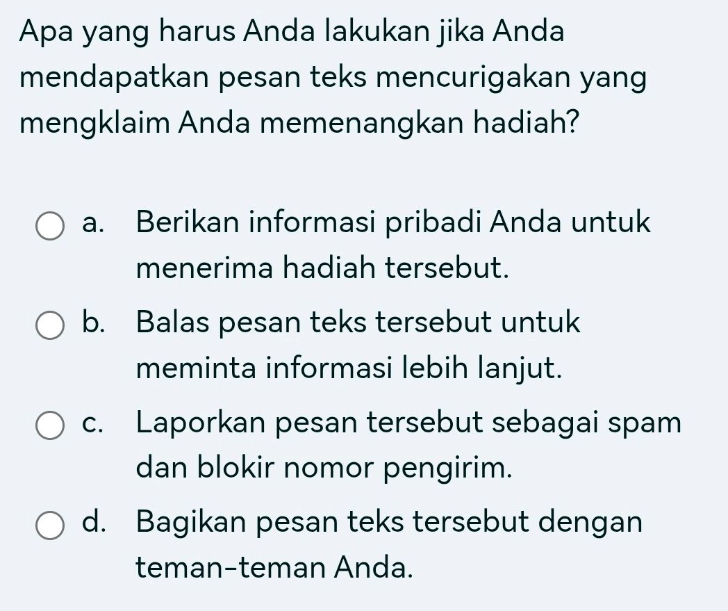 Apa yang harus Anda lakukan jika Anda | StudyX