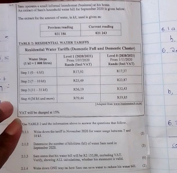 The extract for the amount of water, in kt, | StudyX