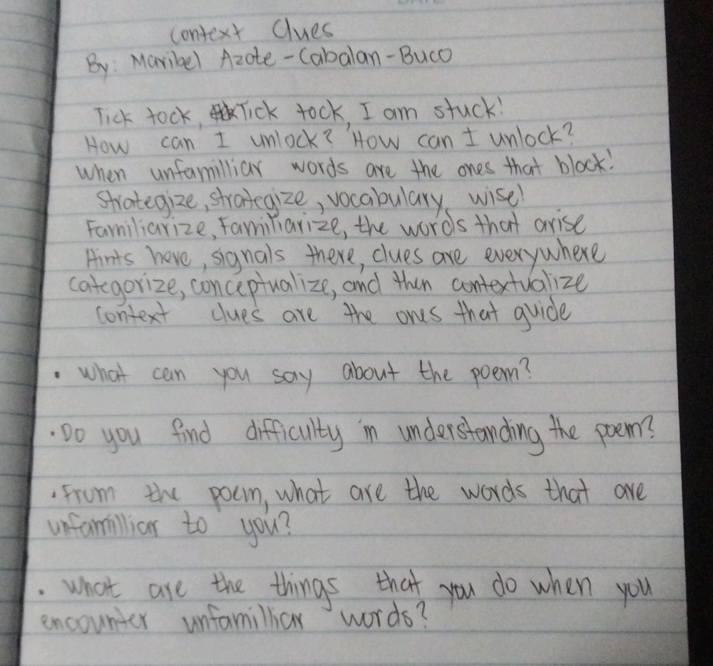 What can you say about the poem? • Do you | StudyX