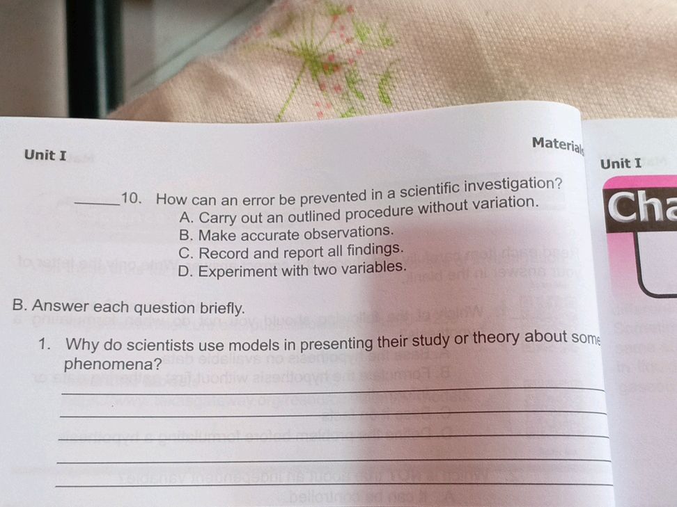 10. How can an error be prevented in a | StudyX