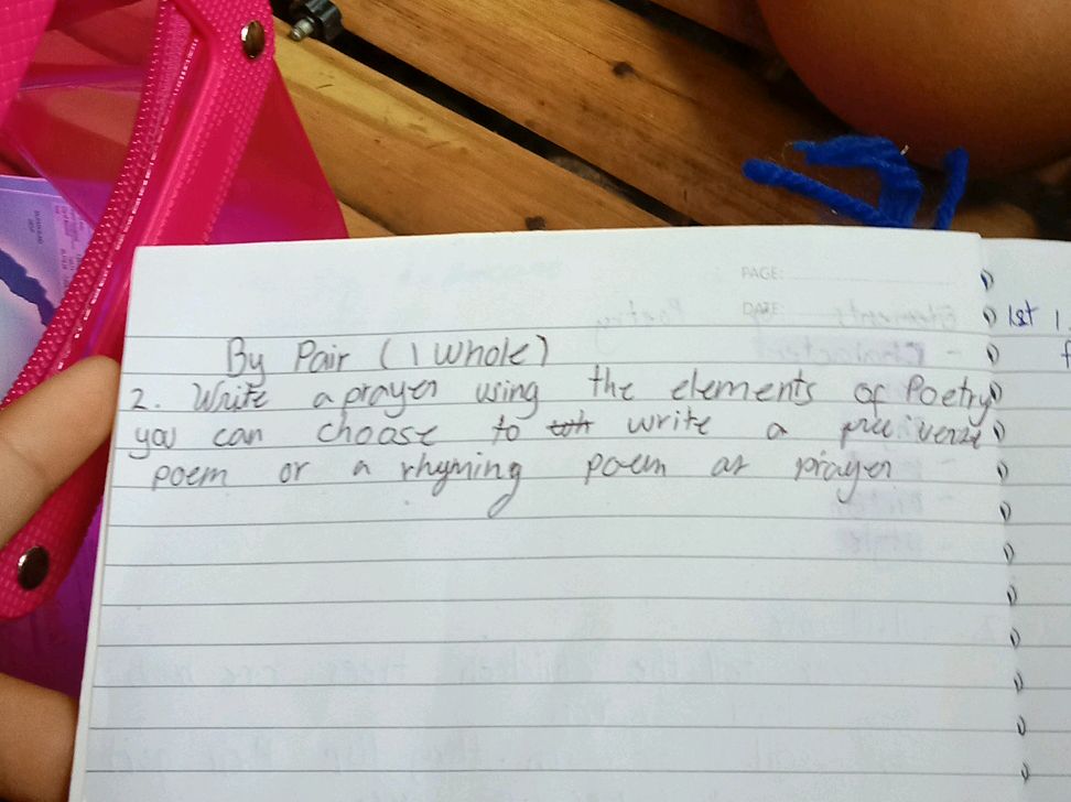 2. Write a prayer using the elements of | StudyX