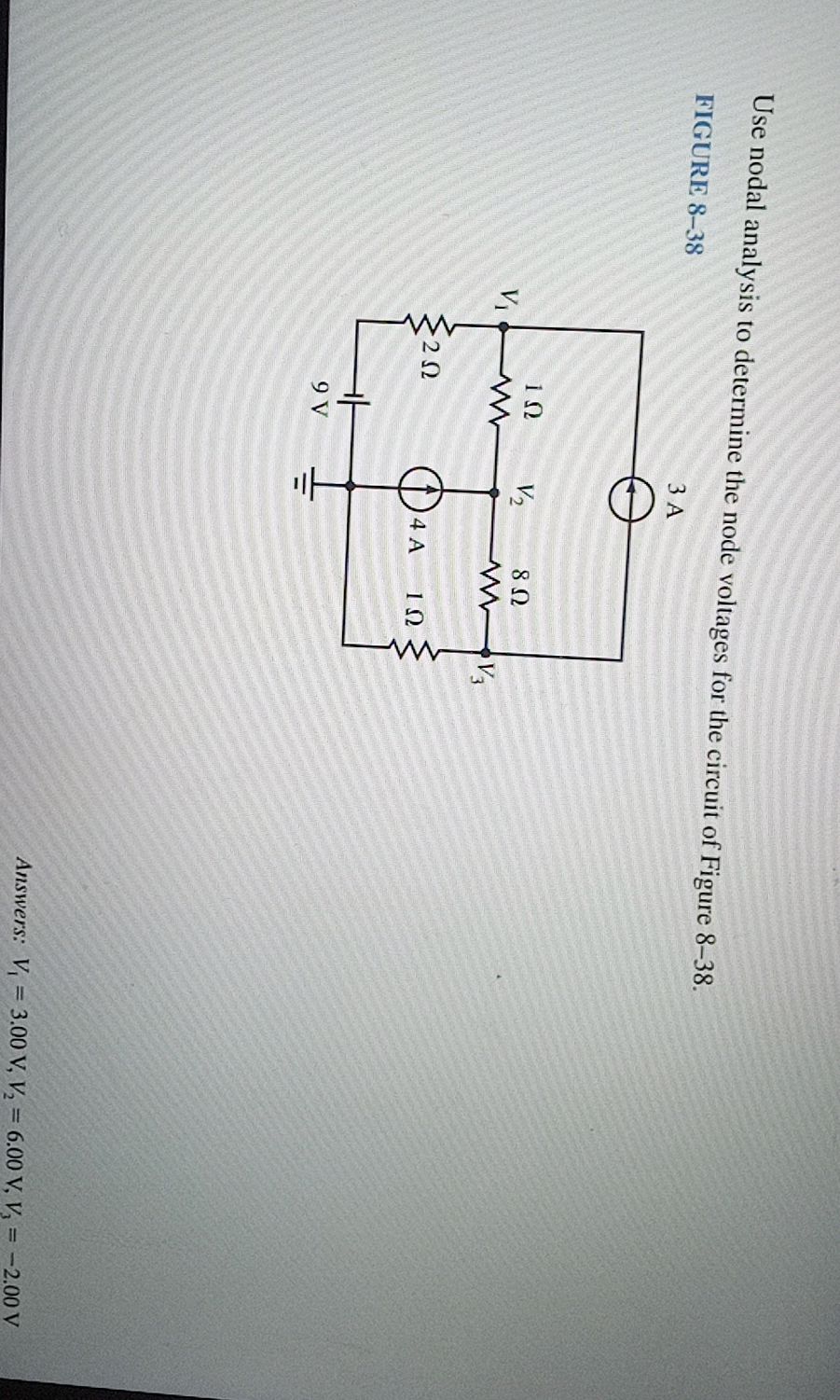 Use nodal analysis to determine the node | StudyX