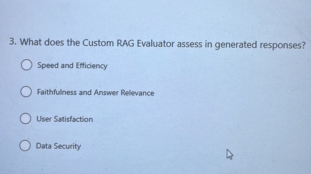 3. What does the Custom RAG Evaluator assess | StudyX