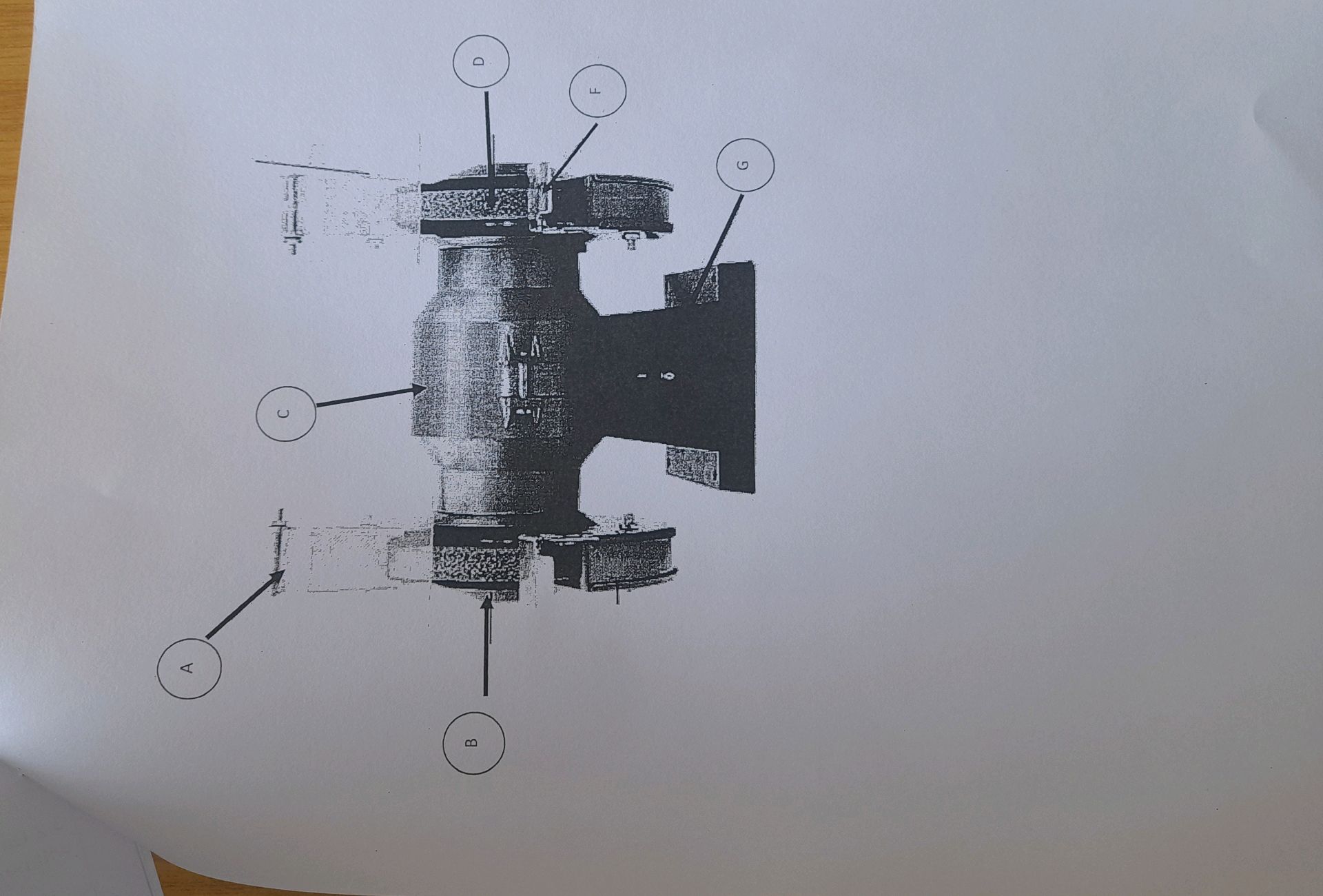 The image shows a diagram of a mechanical | StudyX