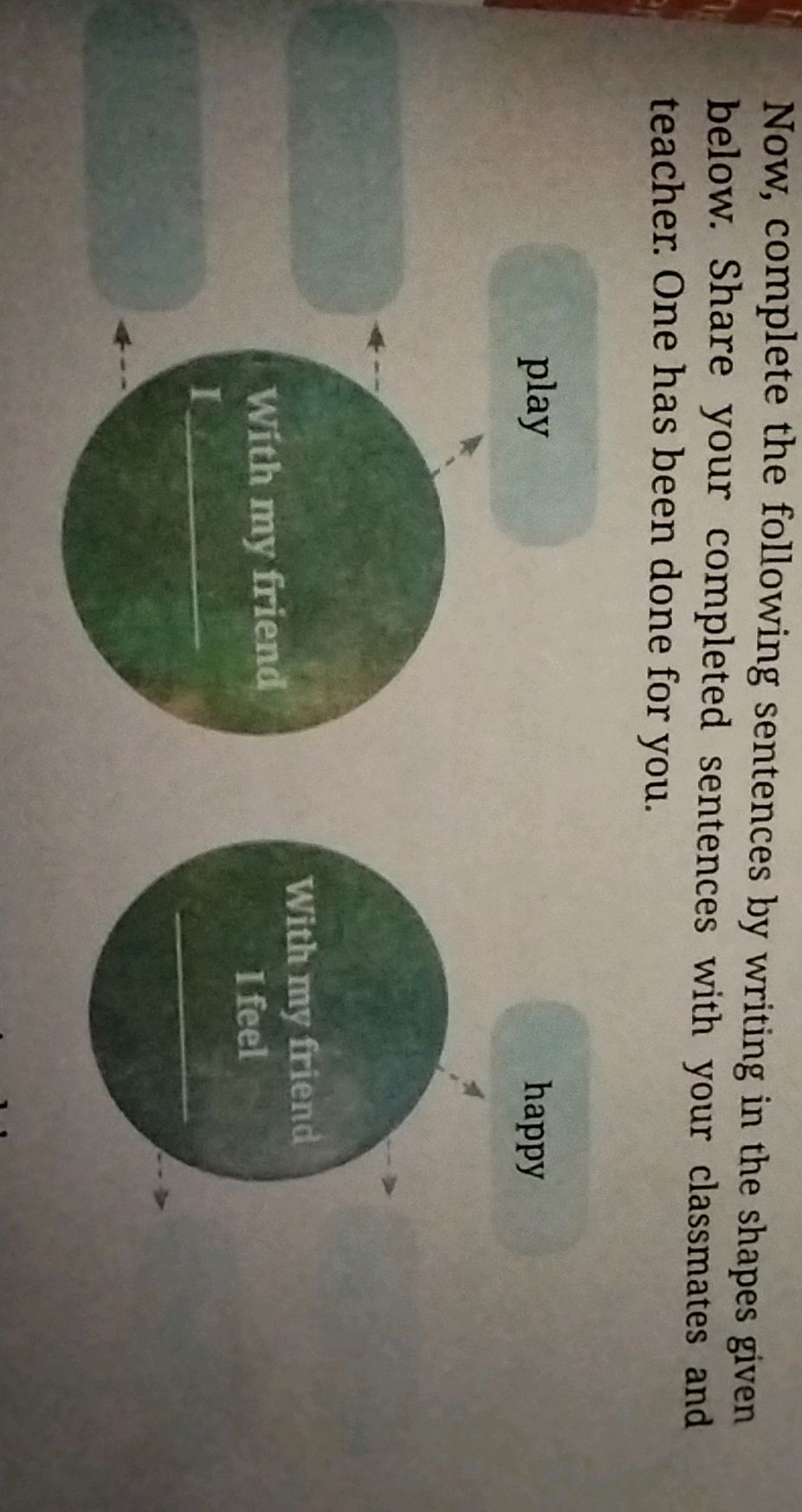 Now, complete the following sentences by | StudyX